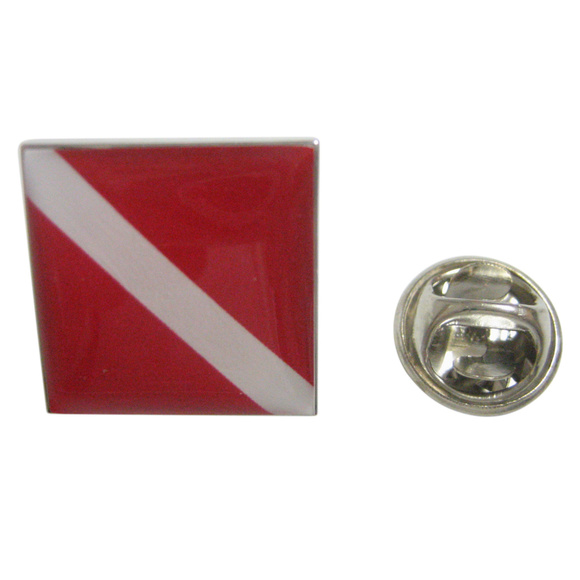 Kiola Designs | Accessories | Scuba Diving Flag Lapel Pin | Poshmark